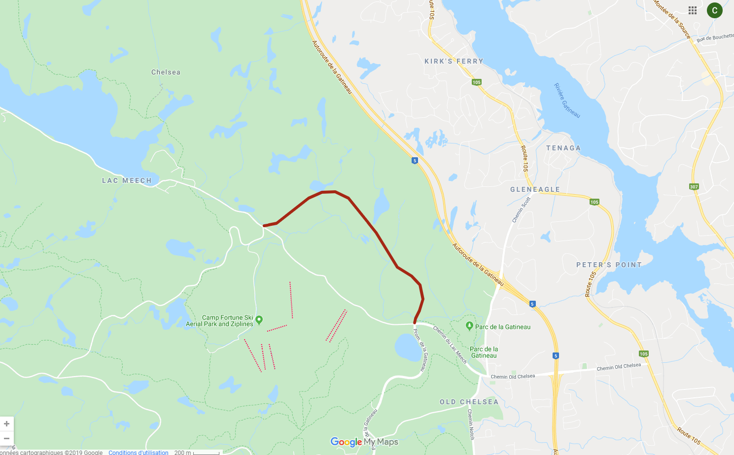 Collaboration pour les importants travaux sur le chemin du Lac-Meech et ...
