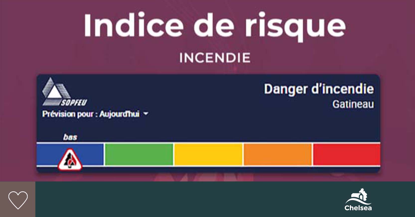 Consultez l’indice du danger de la SOPFEU avant de faire un feu ...