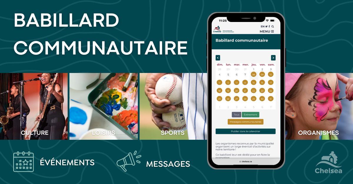 Babillard communautaire | Municipalité de Chelsea